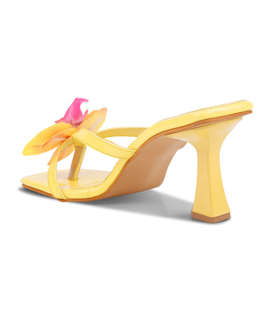 Open Toe Flower Embellished Soft Insole high-heeled sandals – JM LOOKS
